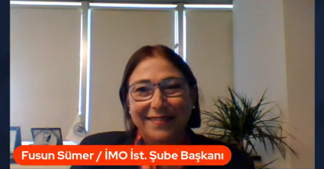 İnşaat Mühendisleri Odası İstanbul Şube Başkanı Fusun Sümer: “Bizi ...